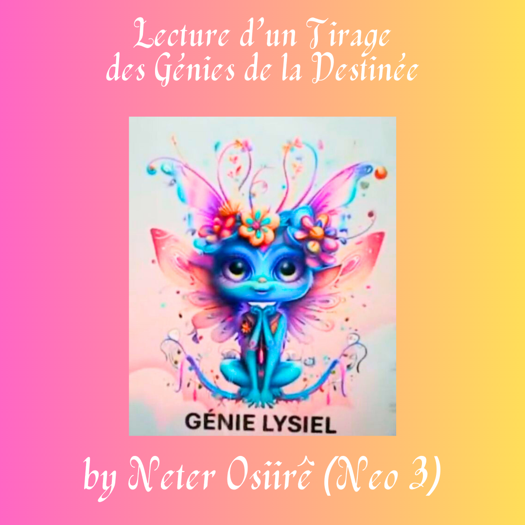 Lecture d’un Tirage des Génies de la Destinée par Neter Osiirê (NEO 3 ...